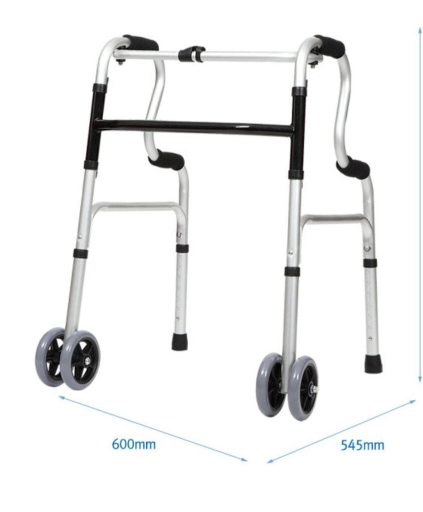 Double Step Double Wheel Walker - Zain Surgicals